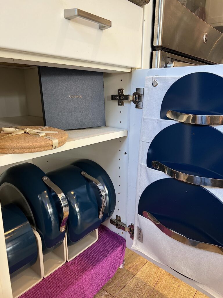 Caraway Nonstick Ceramic Cookware Set (12 Piece) Pots, Pans, Lids And ...