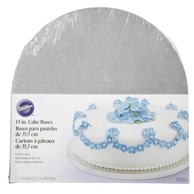 Wilton 14-Inch Round Cake Bases - Decorate And Serve Heavier Cakes ...