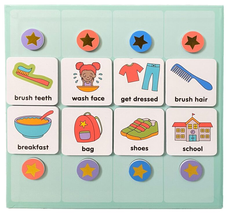 Magnetic Daily Visual Schedule For Kids At Home - Create Your Own ...