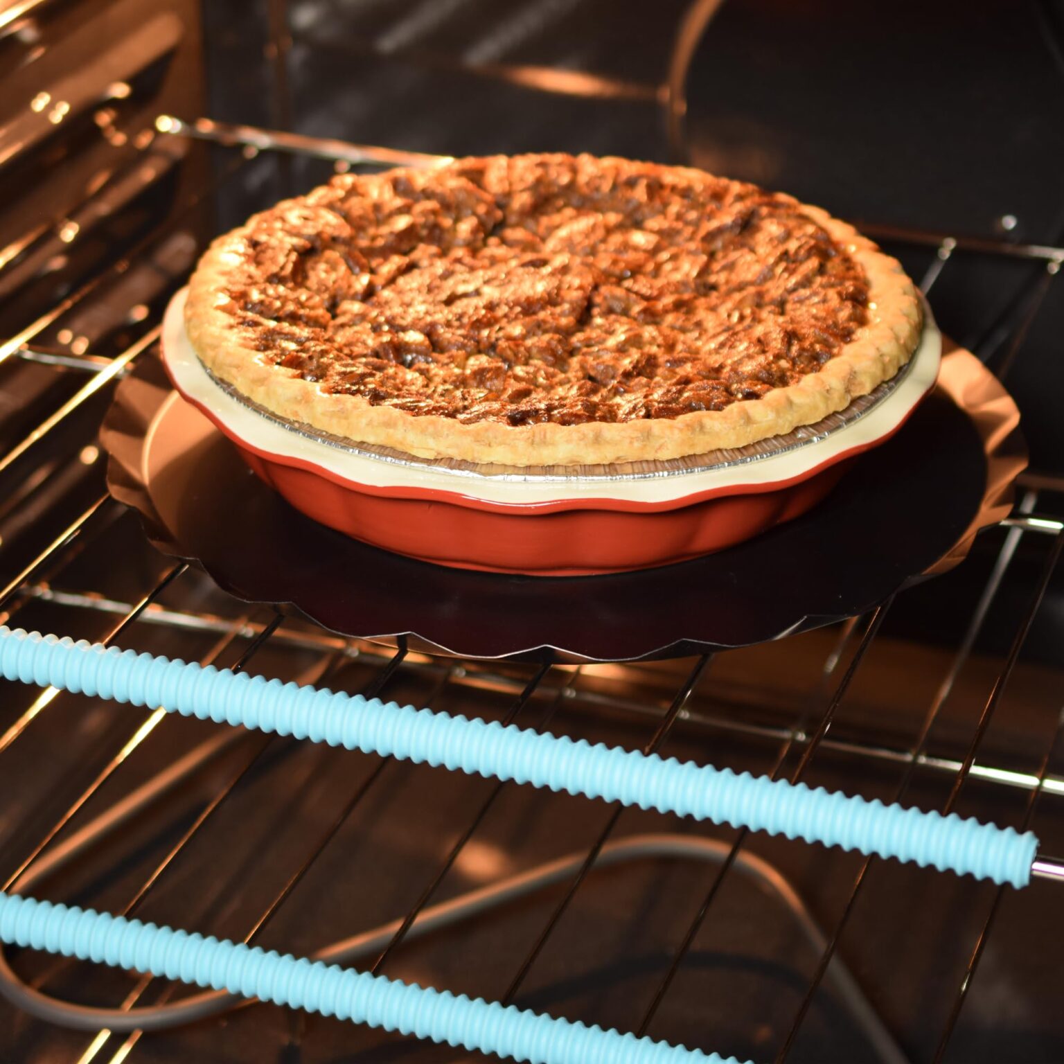 R&M International Non-Stick 12.25" Pie Drip Catcher And Oven Guard Oven ...