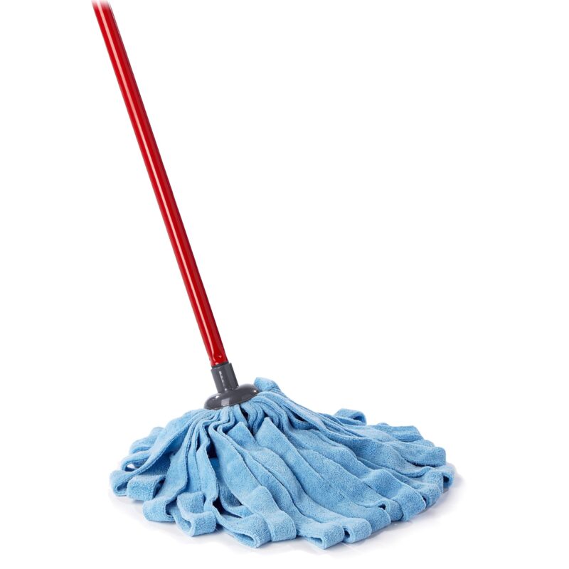 O-Cedar Microfiber Cloth Wet Mop,Blue/Red Microfiber Cloth Mop - Swiftsly