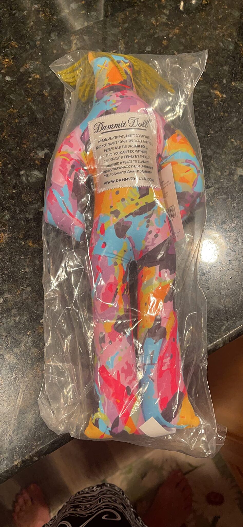Dammit Doll - Classic Random Color, Stress Relief - Gag Gift - 1 Doll ...