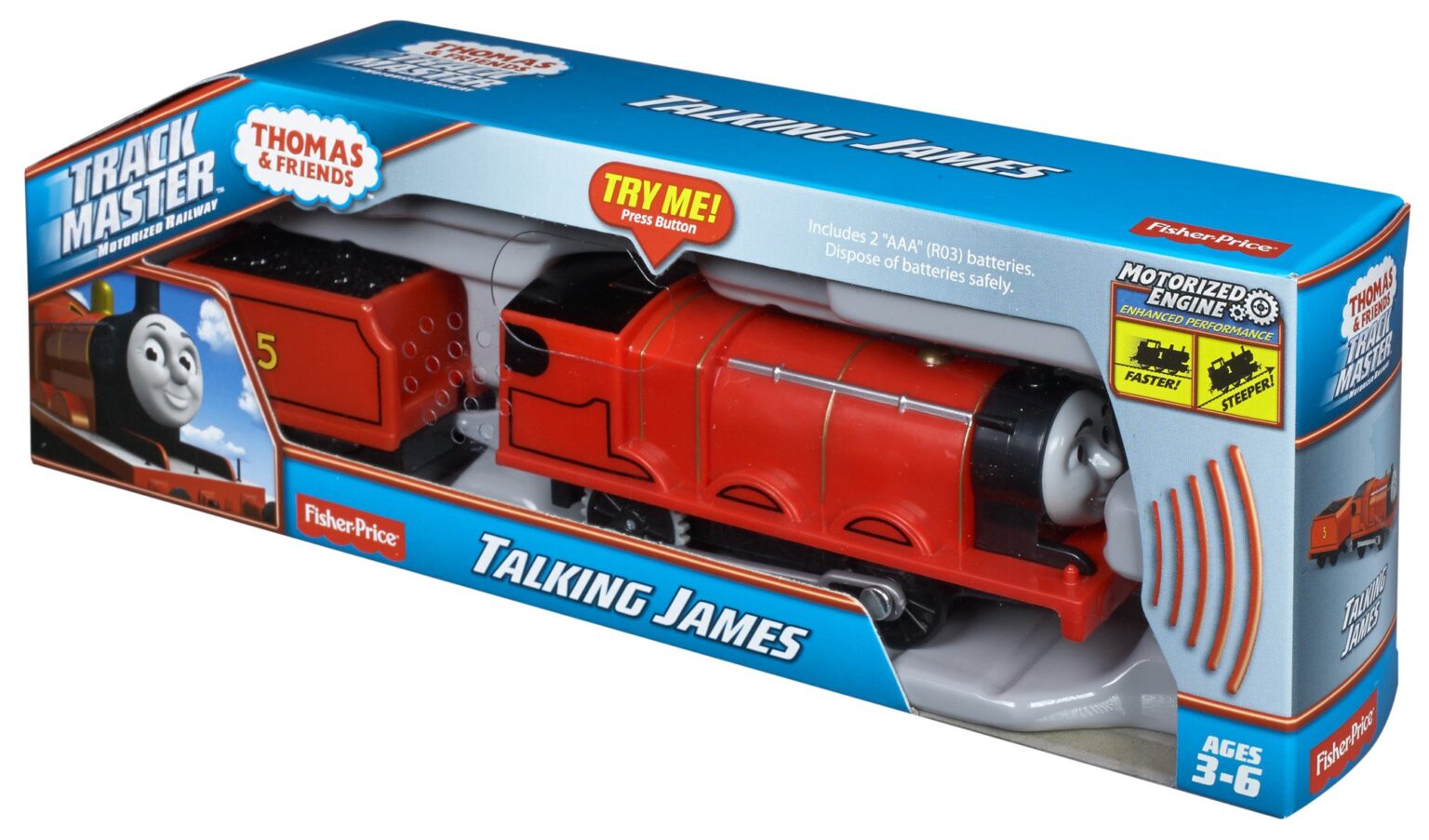 Thomas & Friends TrackMaster, Talking James - Swiftsly