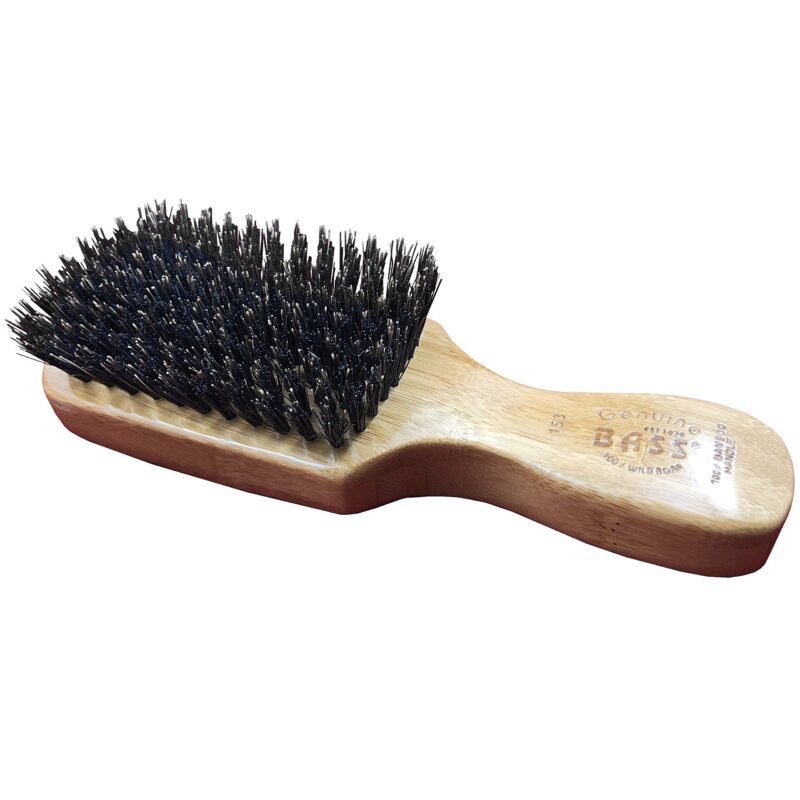 Bass Brushes 100% Wild Boar Bristle Classic Men's Club Style Hair Brush ...