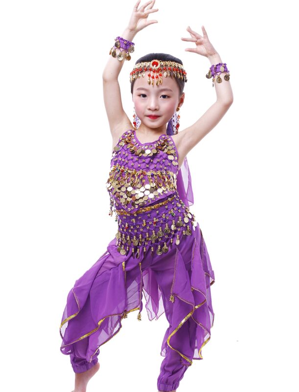 Astage Girls Genie Costume India Belly Dance Arabian Princess Halloween ...
