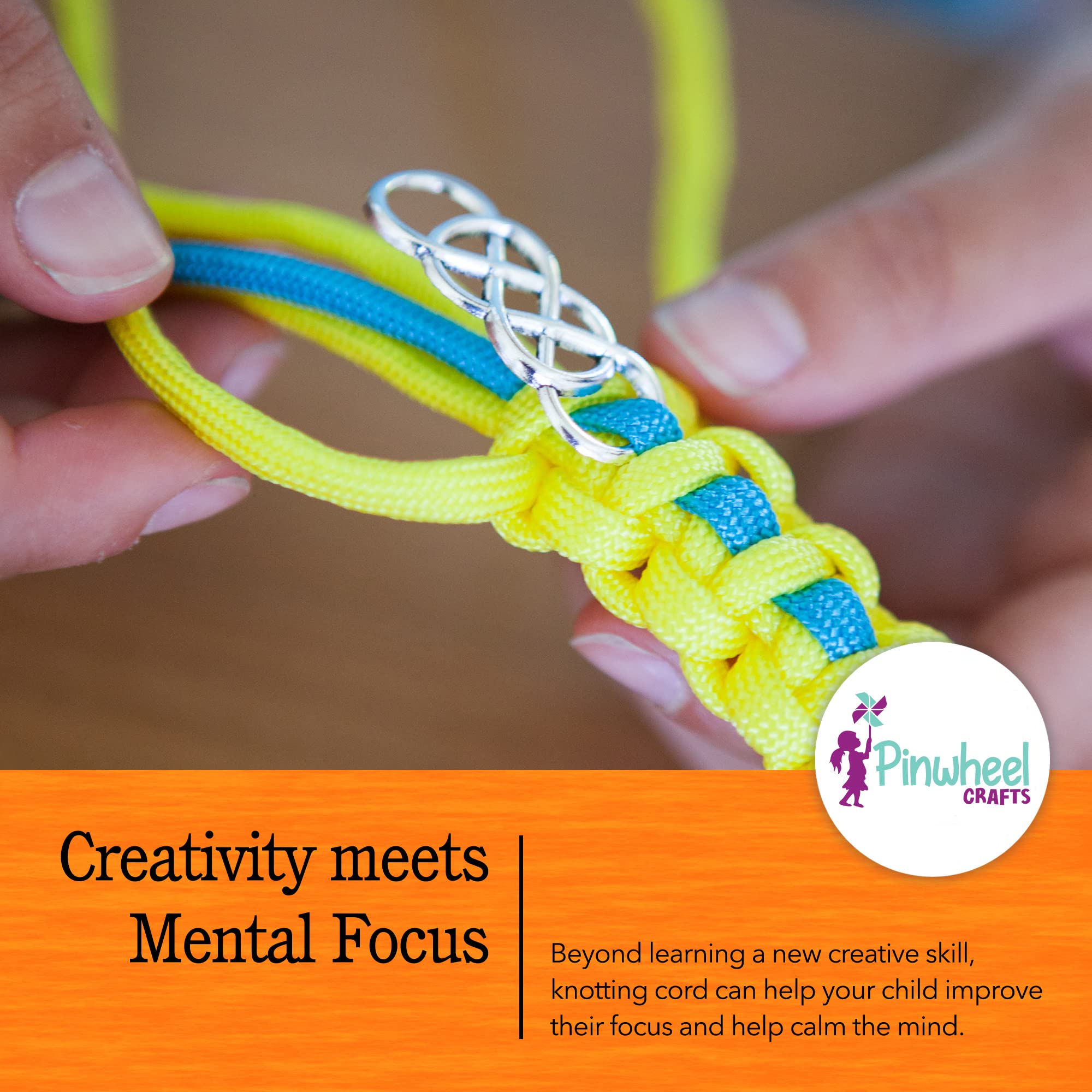 Pinwheel Crafts Paracord Bracelet Kit - DIY Kids Crafts, Paracord ...