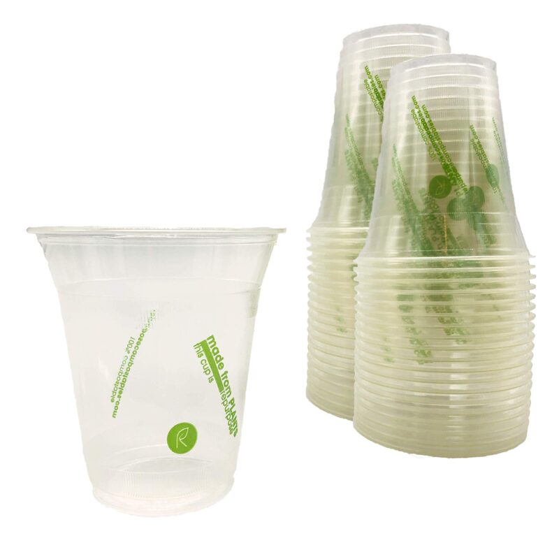Repurpose Compostable Clear Cold Cup, 12 Ounce, Plant Based, Cruelty ...