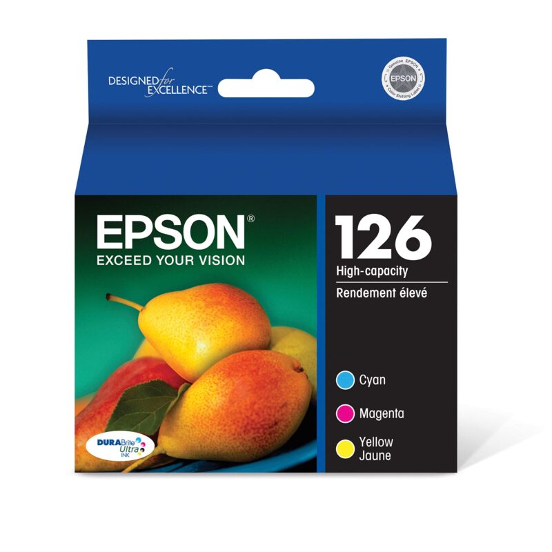 EPSON 126 DURABrite Ultra Ink Color Combo Pack For WF-3520, WF-3530, WF ...