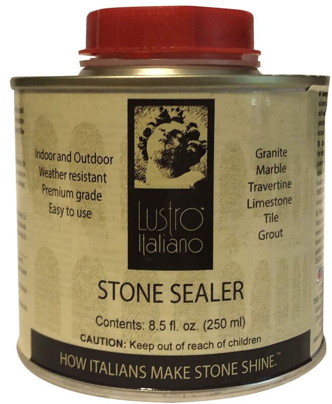 Lustro Italiano Ultra Premium Stone Sealer, Clear - Swiftsly