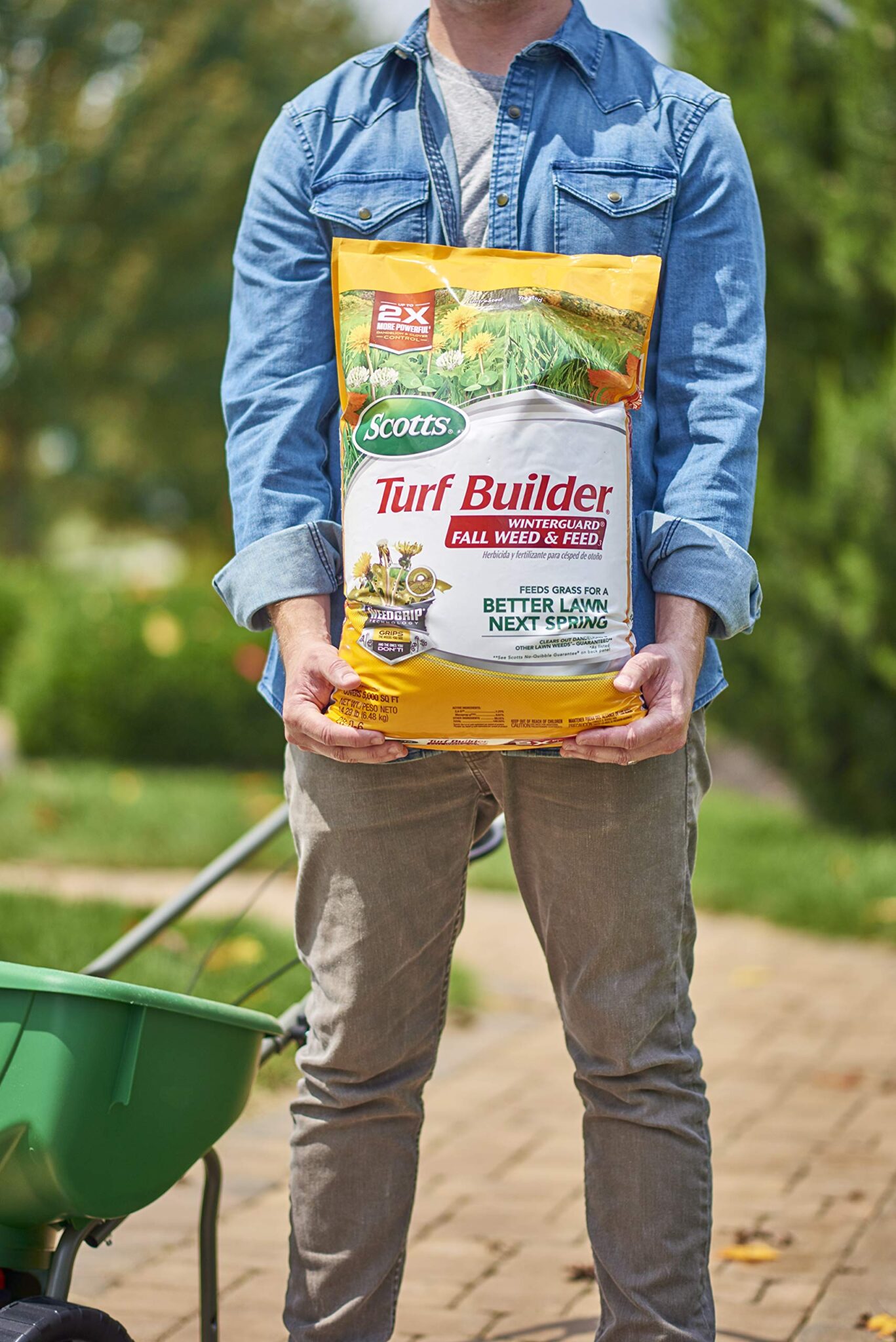 Scotts Turf Builder WinterGuard Fall Weed & Feed3, Weed Killer Plus ...