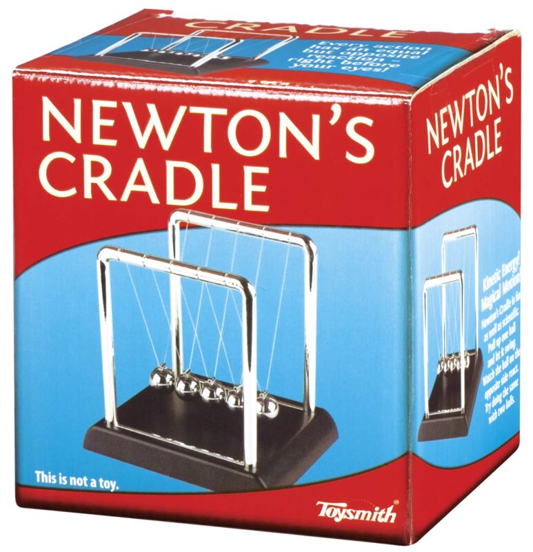 Toysmith Newton's Cradle Physics Toy - Swiftsly