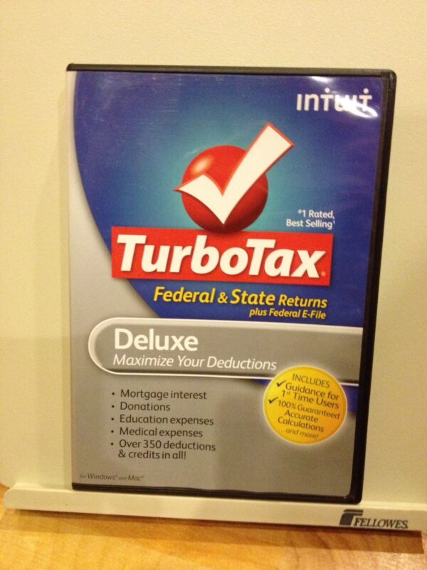 TurboTax Deluxe Federal + E-file + State 2011 [Old Version] PC Disc ...