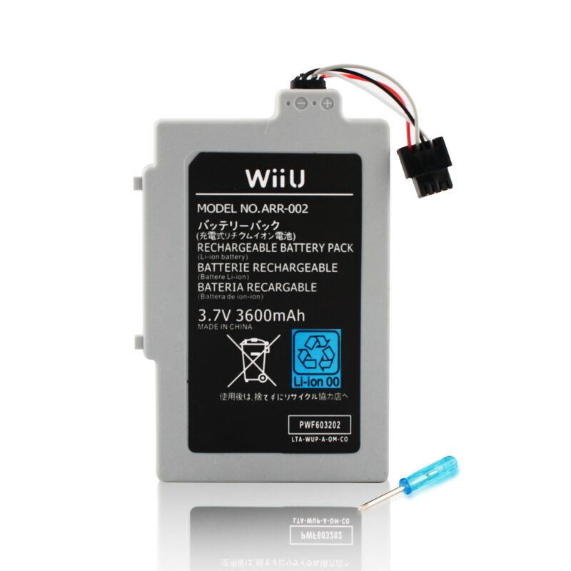 Other Future Wii U Gamepad Battery Pack 3600 MAh Aftermarket ...