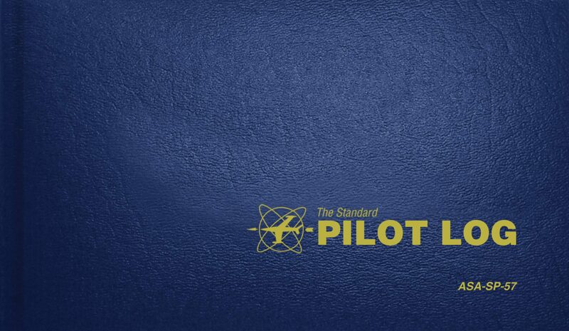 The Standard Pilot Log (Navy Blue): ASA-SP-57 (Standard Pilot Logbooks ...