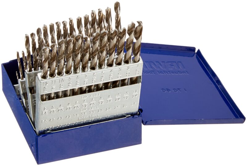IRWIN Drill Bit Set, 60-Piece (80181) 60pc Metal Index HSS - Swiftsly