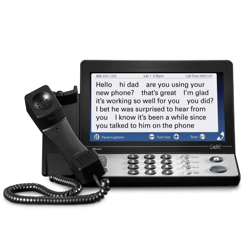 Hamilton CapTel 2400i Captioned Telephone Large Touch-Screen Captioned ...