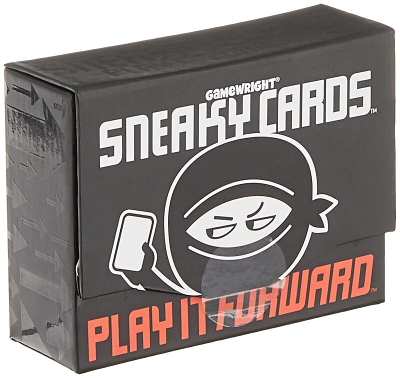 Gamewright Sneaky Cards Card Game, Multi-colored, 5" 5" - Swiftsly