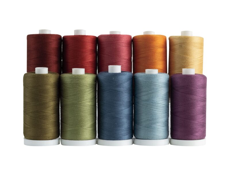 Connecting Threads 100% Cotton Thread Sets - 1200 Yard Spools (Set Of ...