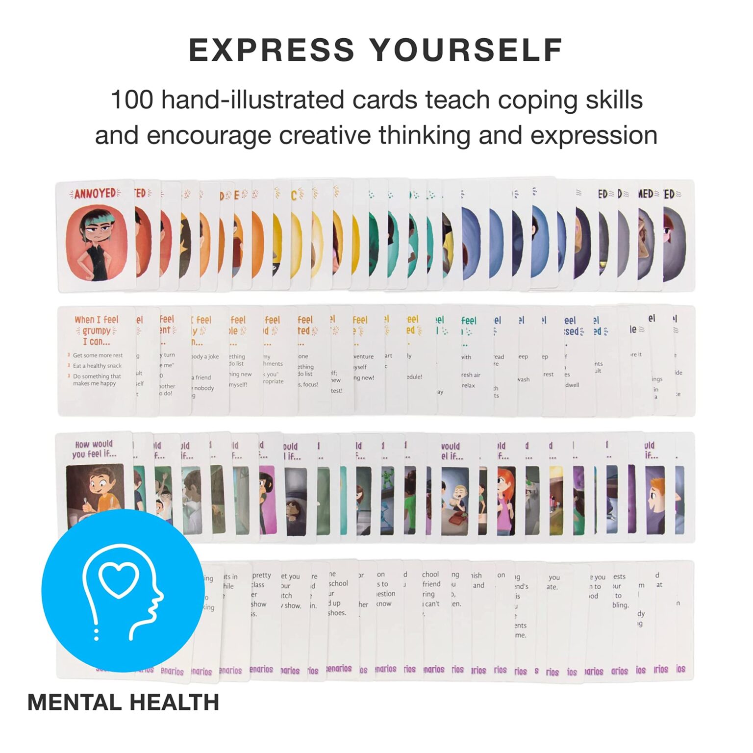 Feelings In A Flash - Emotional Intelligence Flashcard Game - Toddlers ...