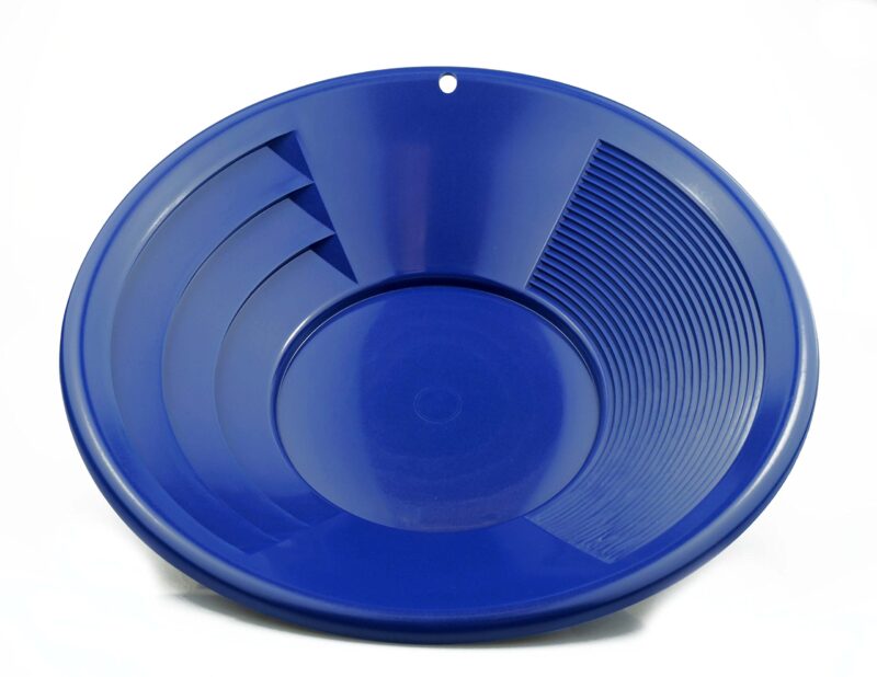 SE 12 Inch Gold Panning Pan - Dual Riffles For Easier Mining And ...