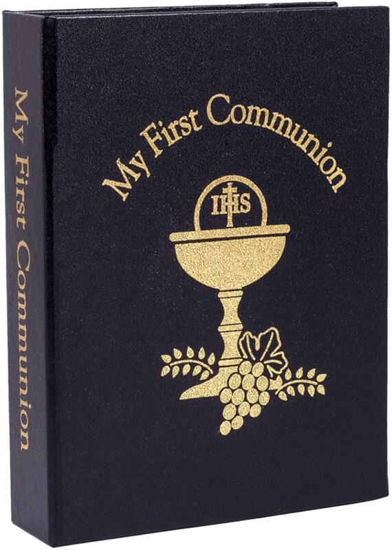Giftware By Roman Inc., Sacraments, First Communion, 4PC BLACK/GOLD ...