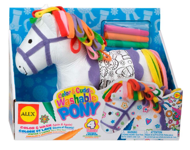 Alex Craft Color And Cuddle Washable Pony Kids Art And Craft Activity ...