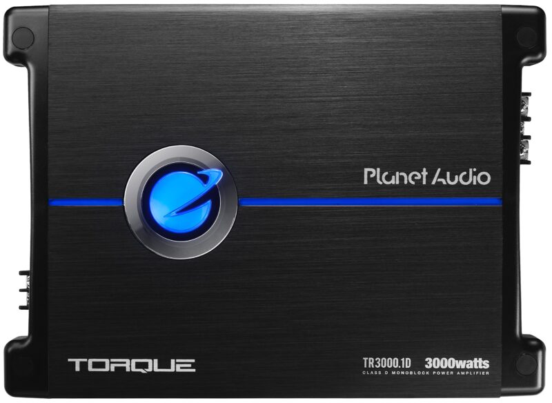 Planet Audio TR3000.1D Class D Car Amplifier - 3000 Watts, 1 Ohm Stable ...