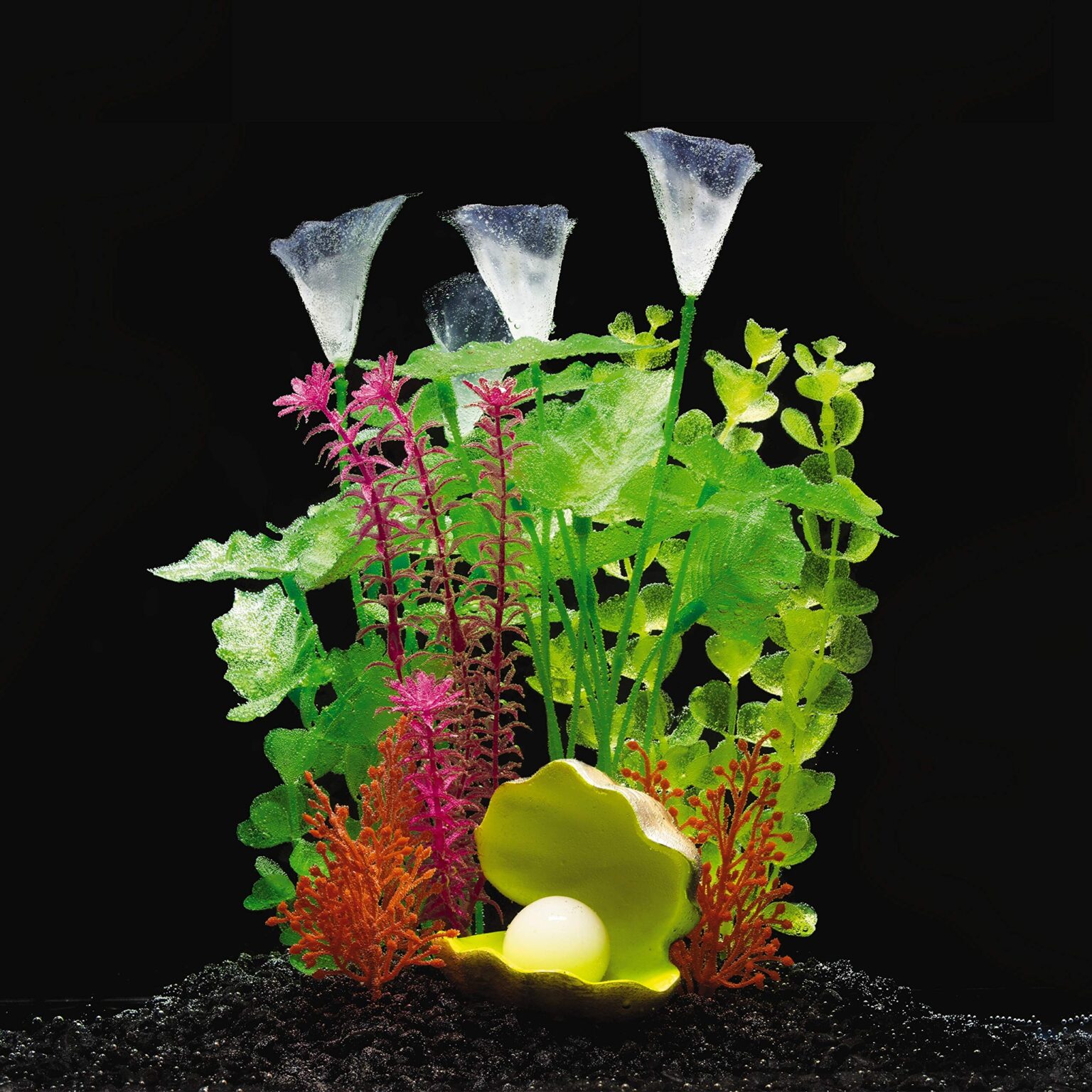 Glofish Aquarium Gravel, Solid Black, 5-Pound Bag - Swiftsly