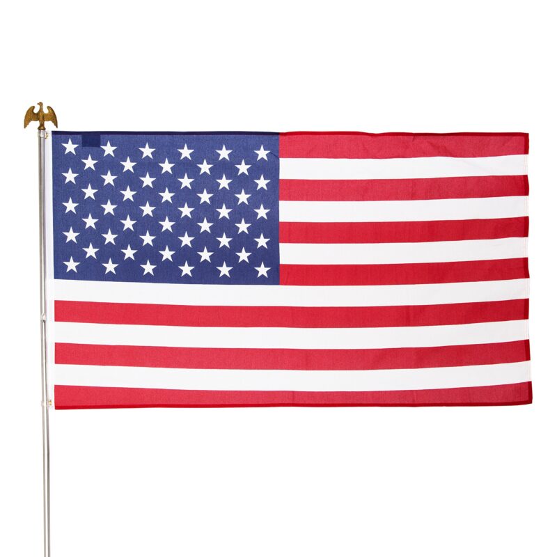 Valley Forge Flag US1-1 Valley Forge Residential Kit W/ 3' X 5' US ...