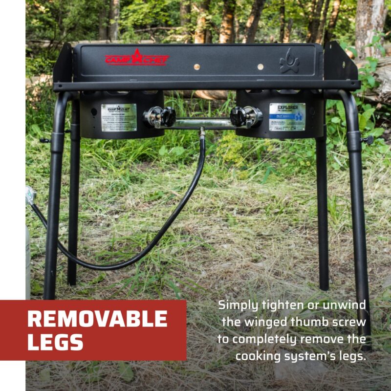 Camp Chef EX60LW Explorer 2 Burner Outdoor Camping Modular Cooking ...