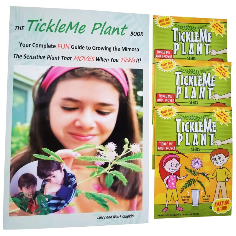 TickleMe Plant Seed Packets (3) And Free Complete Care Book - Grow The ...
