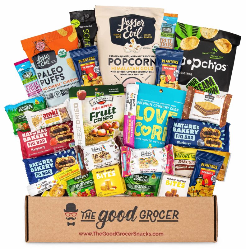 New 2023! ALL NATURAL Healthy Snacks Care Package (30 Ct): Bars ...