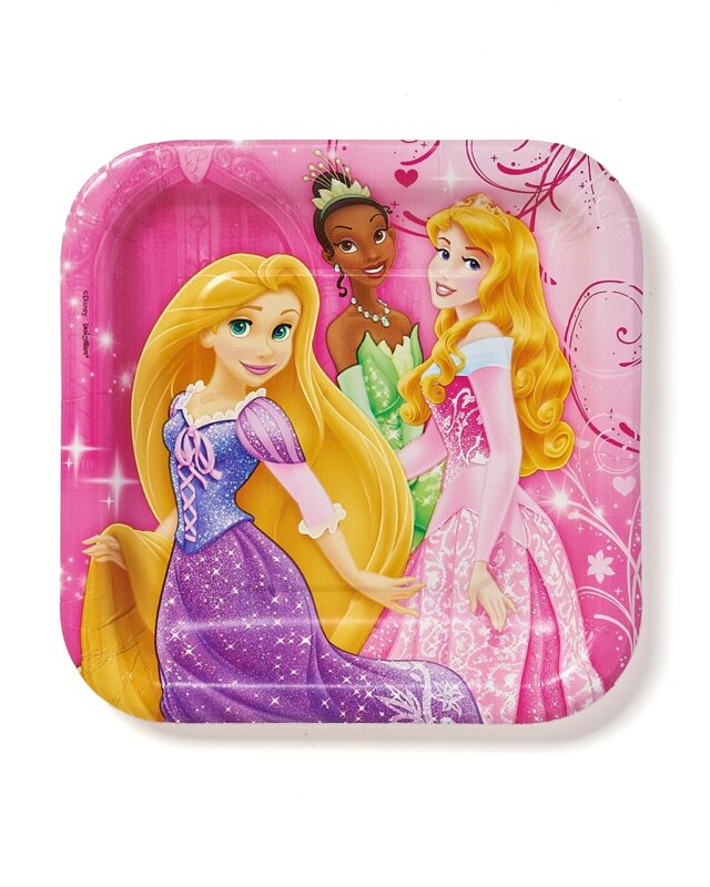 American Greetings Disney Princess Dessert Paper Plates, 8-Count - Swiftsly