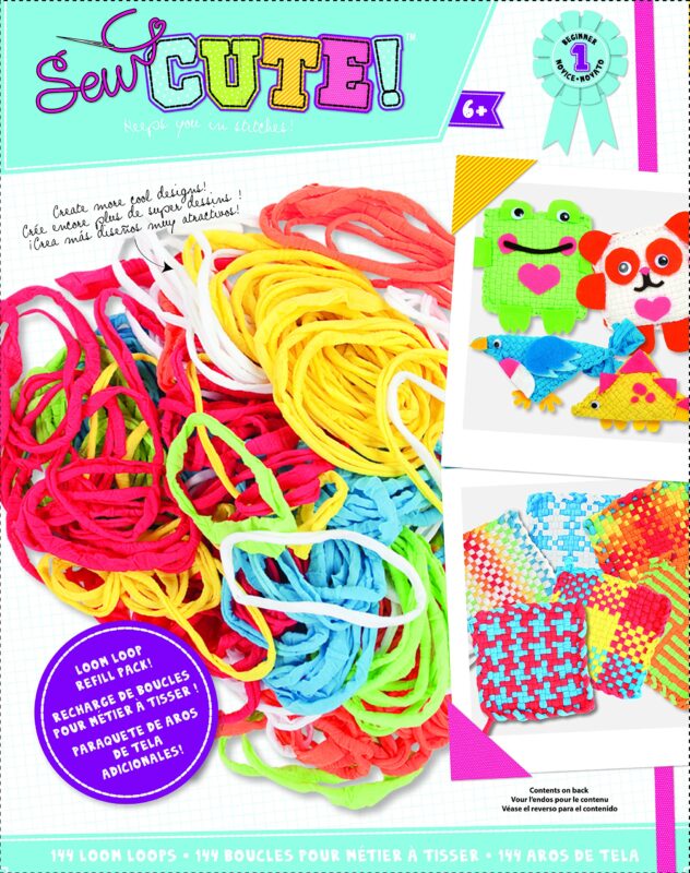 Colorbok You Design It Loom Loop Refill - 144 Pieces 1 PACK - Swiftsly
