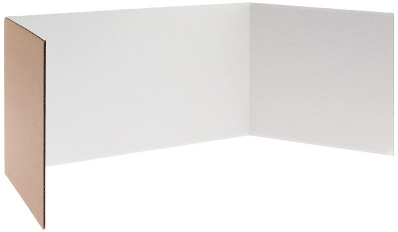 Flipside Products 24 Pack White Study Carrels, 12”x48” Privacy Boards ...