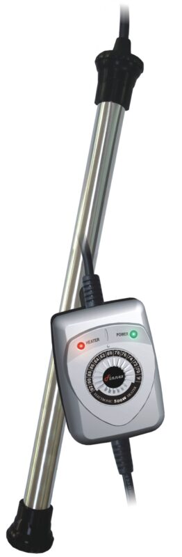 Finnex Titanium Aquarium Heater, 500 Watt HMA Series, Heater Guard, 100 ...