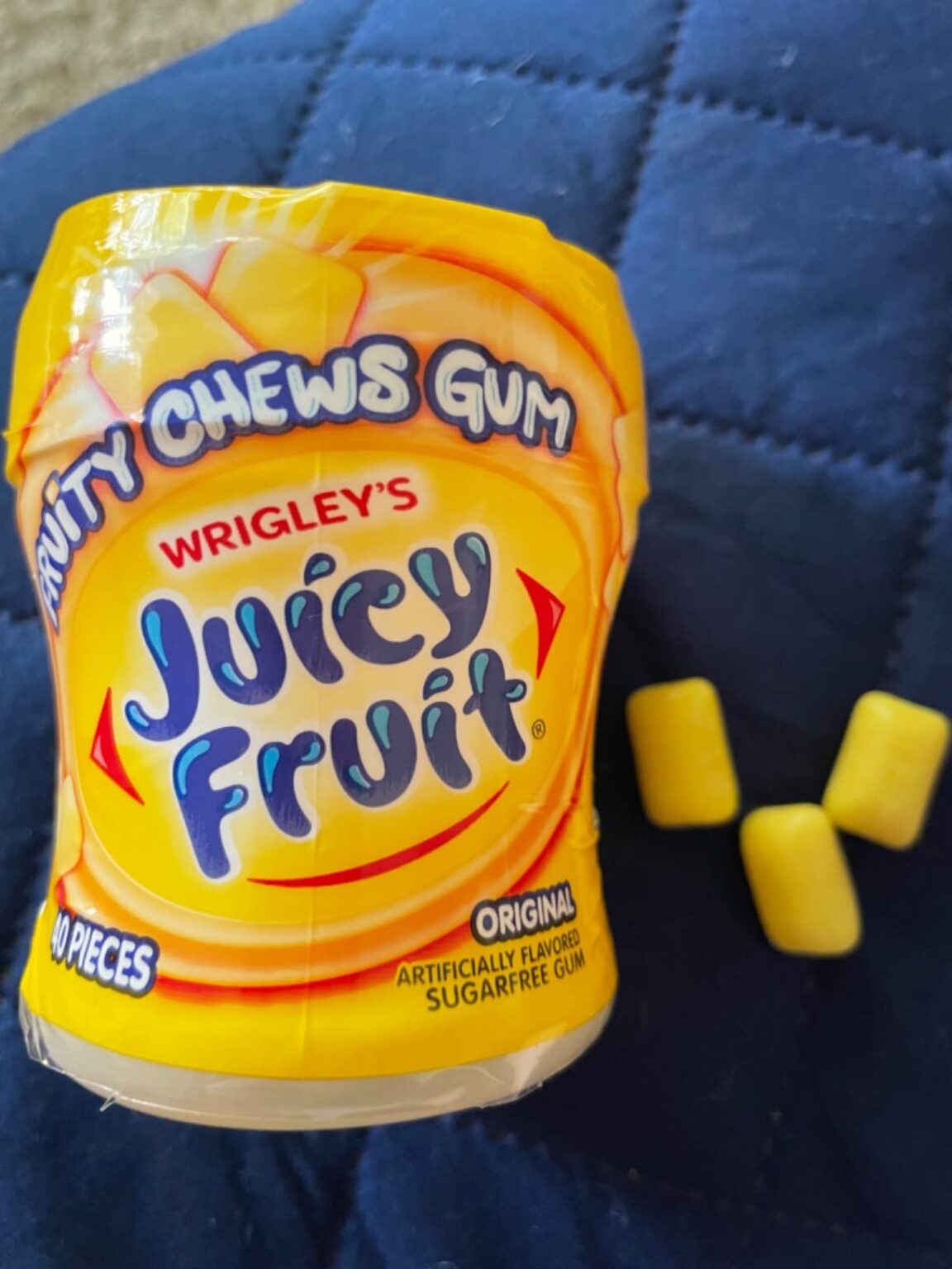 Juicy Fruit Gum (4 Pack) Original Bubble Gum Chewing Gum Bulk Pack, 40 ...