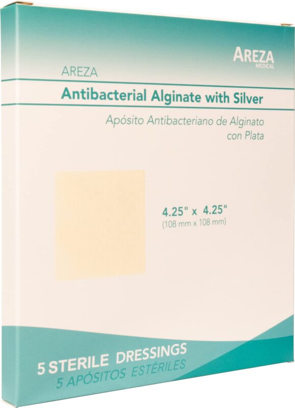 Silver Alginate (Antibacterial Alginate With Silver) 4.25"x4.25 ...