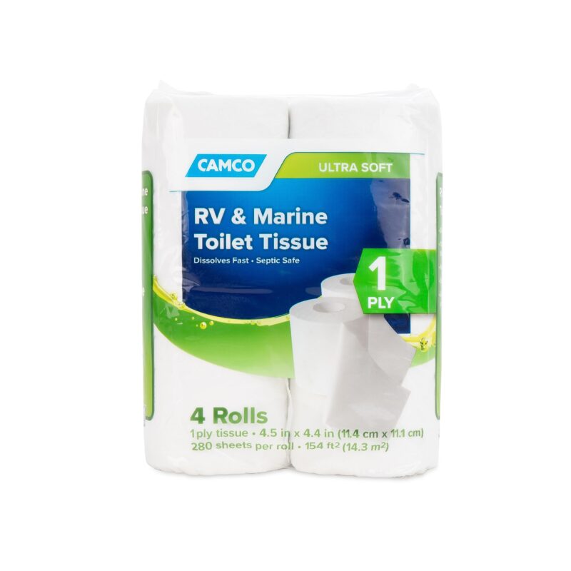 Camco Camper/RV Toilet Paper | Sewer-Safe, Septic-Safe & Biodegradable ...
