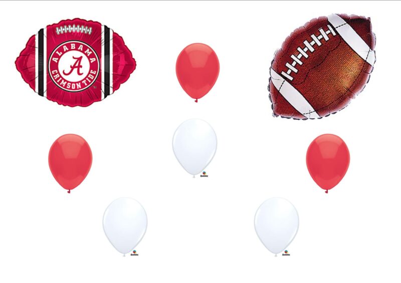 University Of Alabama Crimson Tide Football Birthday Party Balloons ...