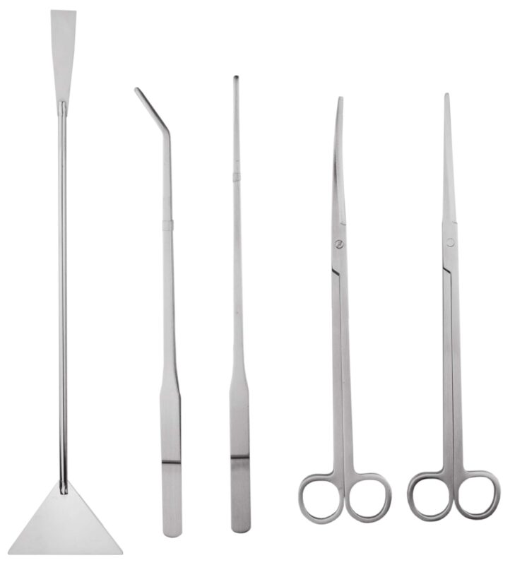 SAMYO Stainless Steel Aquarium Tank Plant Tools Aquascaping Kit Aquatic ...