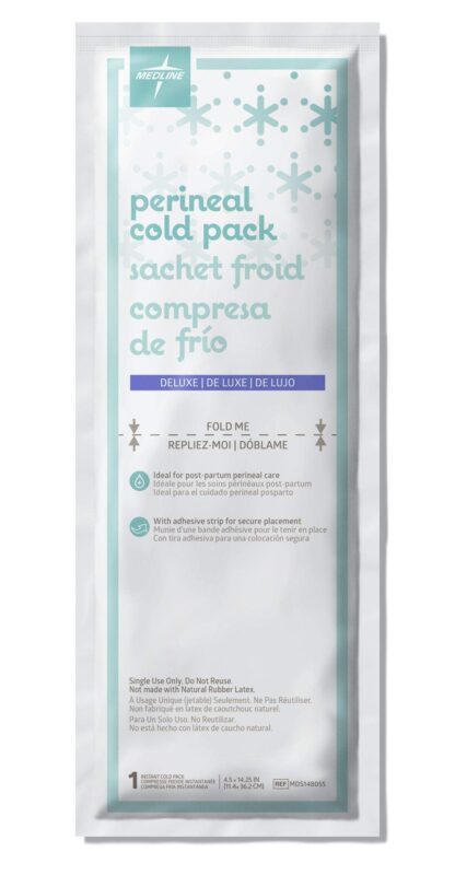 Medline Premium Perineal Cold Packs For Postpartum Care With Adhesive ...