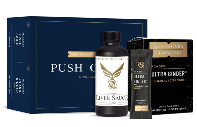Quicksilver Scientific PushCatch Liver Detox Cleanse - 2 Piece Kit With ...