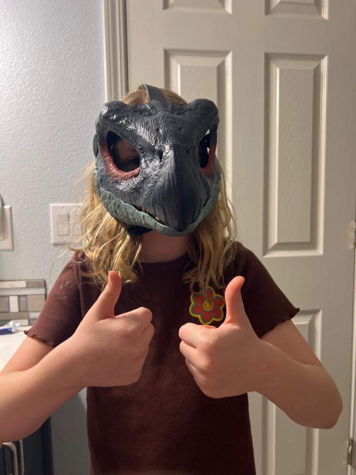 Mattel Jurassic World Dominion Therizinosaurus Dinosaur Mask With ...