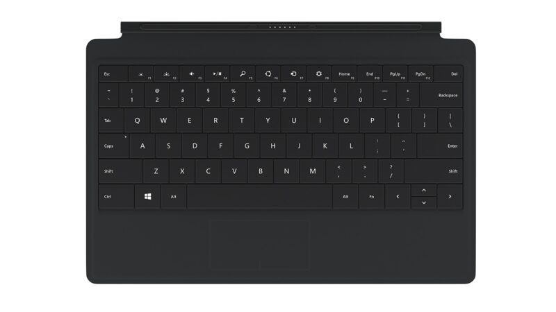 Microsoft Surface Type Cover 2 (Black) Black - Swiftsly