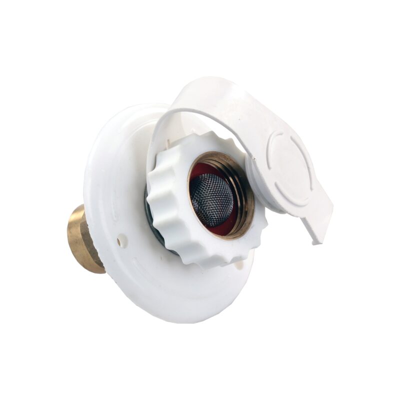 JR Products 62135 Plastic City Water Flange - 12" FPT X 3/4",White 1 ...