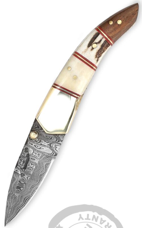 Perkin - Handmade Damascus Pocket Knife - Beautiful Folding Knife ...