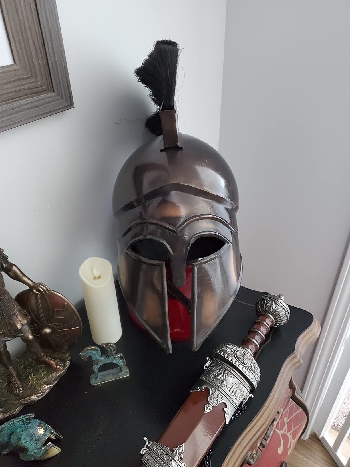 Greek Corinthian Helmet Ancient Medieval Armor Knight Spartan Replica ...