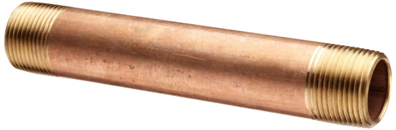 Merit Brass - 2008-200 Red Brass Pipe Fitting, Nipple, Schedule 40 ...