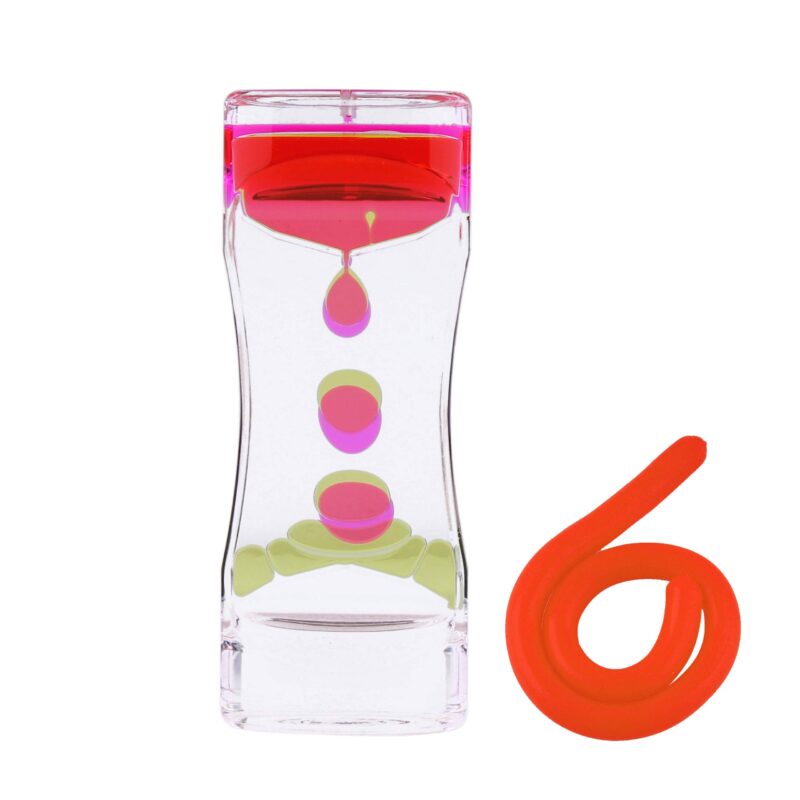 Liquid Motion Bubbler Sensory Toys – 2 Pc Set Bundle Stretchy String ...